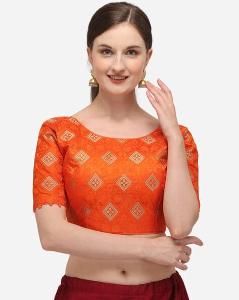Orange Blouses