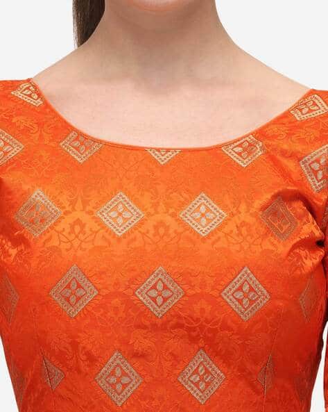 Orange Blouses