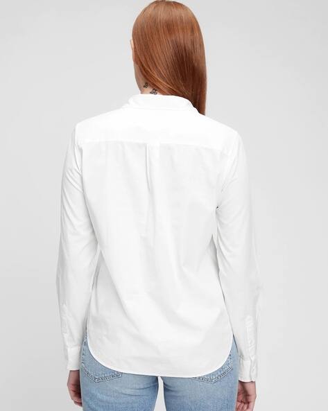 Buy Optic White Shirts for Women by GAP Online | Ajio.com