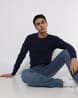 Buy Indigo Sweaters & Cardigans for Men by LEE COOPER Online | Ajio.com
