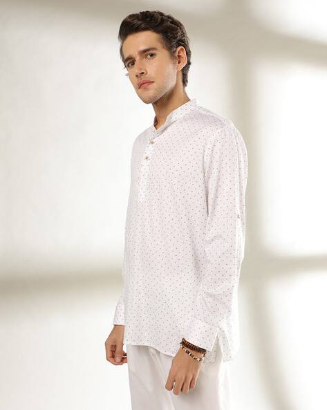 Buy White Kurtas for Men by SAMAV Online | Ajio.com