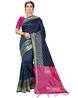 Buy Navy Blue Sarees for Women by UJJWAL CREATION Online | Ajio.com