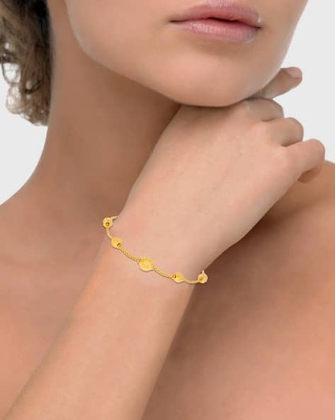 Buy Yellow Gold Bracelets Bangles for Women by Whp Jewellers Online Ajio