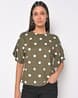 Buy Olive Green Tops for Women by ISCENERY BY VERO MODA Online | Ajio.com