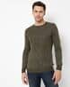Buy Olive Green Sweaters & Cardigans for Men by GAS Online | Ajio.com