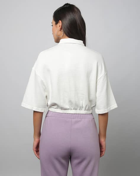 Buy White Tshirts for Women by Outryt Sport Online | Ajio.com