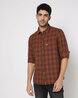 Buy Rust Brown Shirts for Men by LEE COOPER Online | Ajio.com