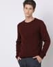Buy Maroon Sweaters & Cardigans for Men by NETPLAY Online | Ajio.com