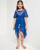 Buy Indigo Blue Dresses & Frocks for Girls by Global Desi Online | Ajio.com