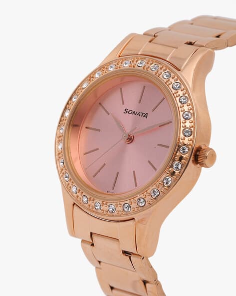 Shop Online Play With Sonata Rose Gold Dial Analog Watch For Women ...