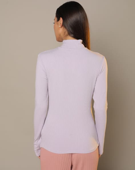 Buy Lilac Tops for Women by Proearth by AZORTE Online | Ajio.com