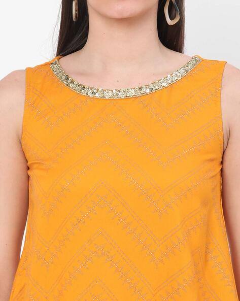 Chevron Mustard Yellow Shirt