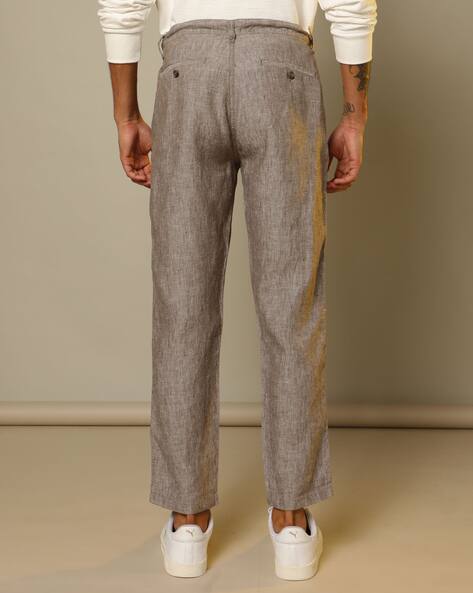Buy Khaki Trousers & Pants for Men by ProEarth Online | Ajio.com