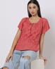 Buy Coral Pink Tops for Women by DJ & C Online | Ajio.com