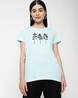 Buy Ice Blue Tshirts for Women by DJ & C Online | Ajio.com