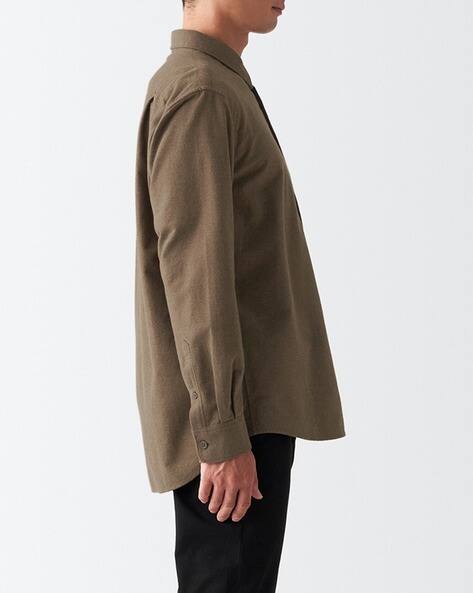 Buy Brown Shirts for Men by MUJI Online | Ajio.com