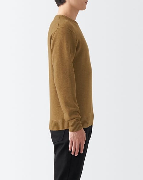 Buy Beige Sweaters & Cardigans for Men by MUJI Online | Ajio.com