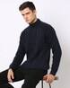 Buy Navy Blue Sweaters & Cardigans for Men by NETPLAY Online | Ajio.com