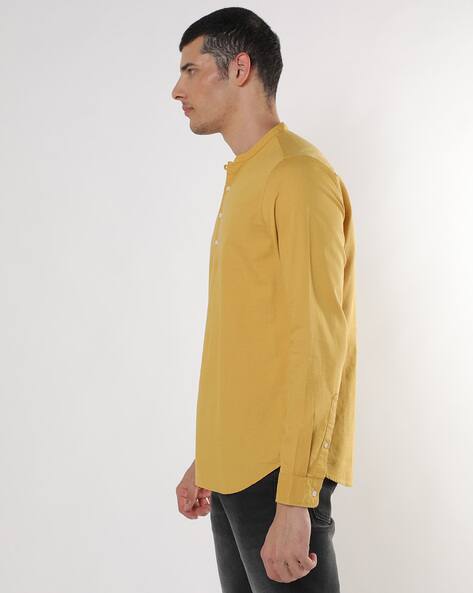 Buy Mustard Shirts for Men by ALTHEORY Online | Ajio.com