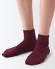 Buy Wine Red Socks & Stockings for Women by MUJI Online | Ajio.com