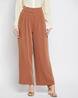 Buy Rust Trousers & Pants for Women by MADAME Online | Ajio.com