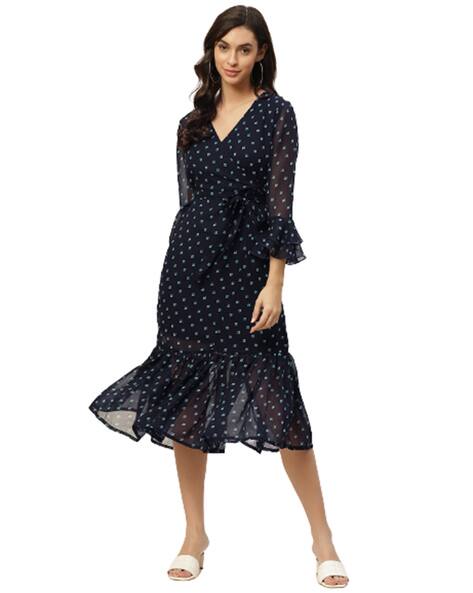 Buy Wisstler Floral Print Dress | AJIO