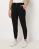 Buy Jet Black Track Pants for Women by Teamspirit Online | Ajio.com