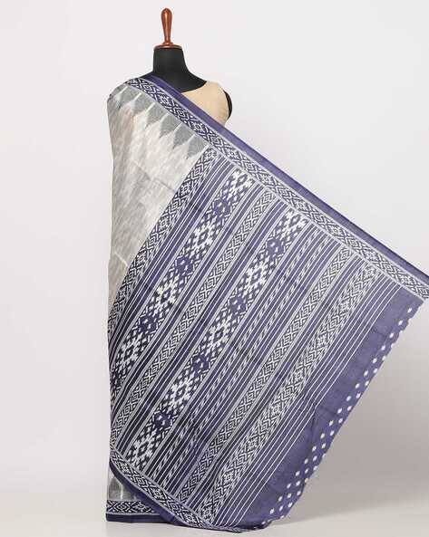 Buy Grey Sarees for Women by VARJA Online | Ajio.com