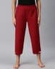 Buy Red Pants for Women by DeMoza Online | Ajio.com