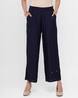 Buy Navy Pants for Women by DeMoza Online | Ajio.com