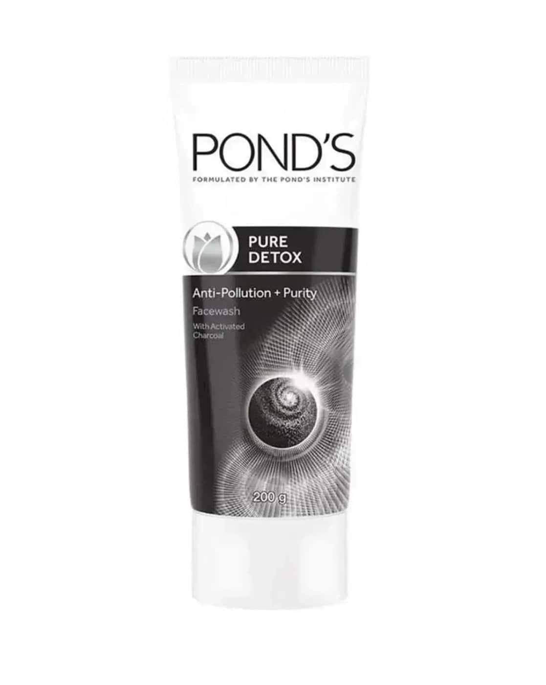 Pond's Pure Detox Anti Pollution Purity Face Wash with Activated ...