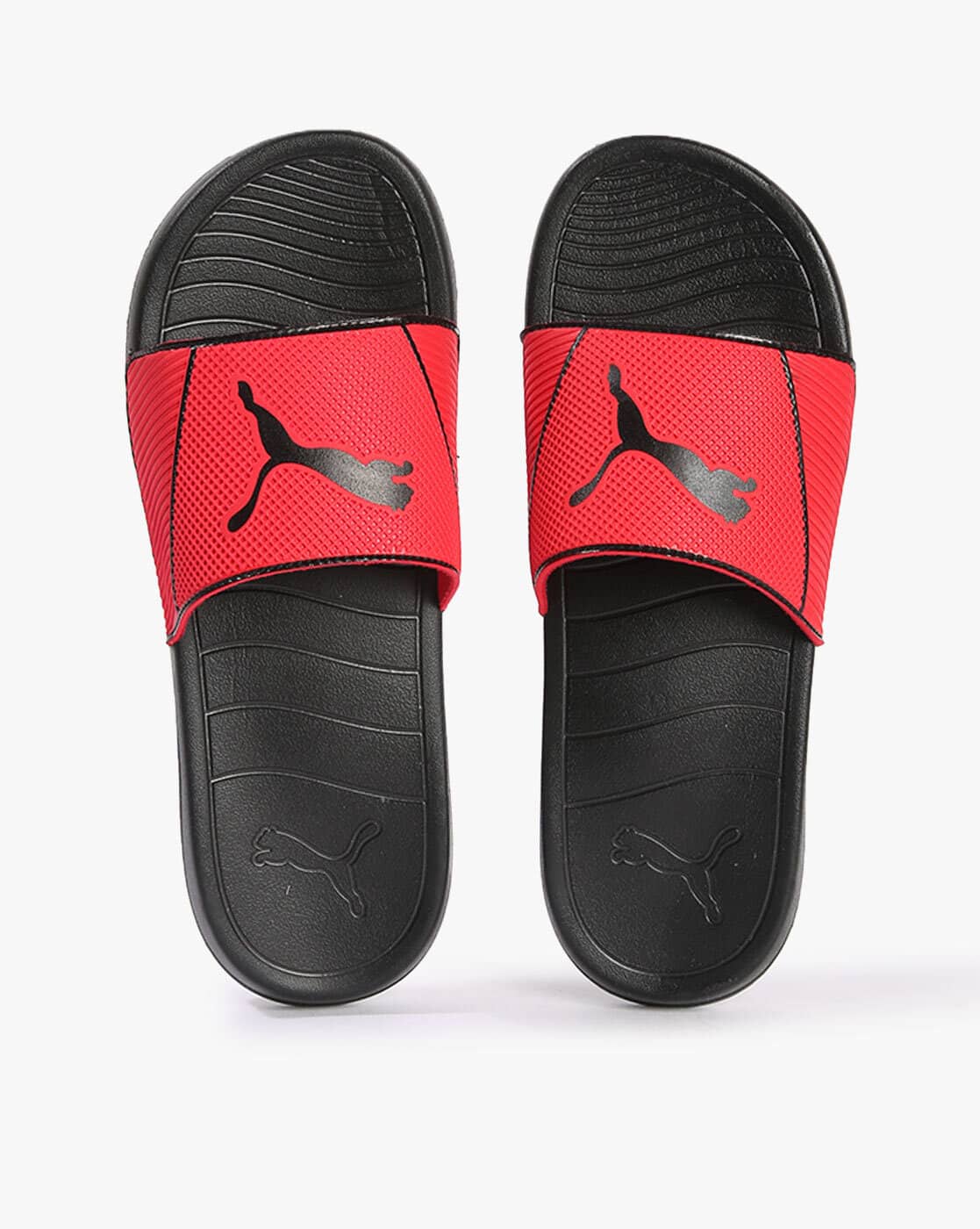 Puma Popcat 20 Shower Slides For Men (Red, 9) - PaisaWapas