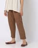 Buy Brown Pants for Women by DeMoza Online | Ajio.com