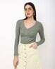 Buy Basil Green Tops for Women by Hailys Online | Ajio.com