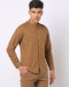 Buy Brown Shirts for Men by NETPLAY Online | Ajio.com