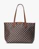 Buy KATE SPADE Spade Flower Monogram Coated Canvas Sutton Medium Tote ...