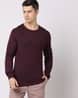 Buy Wine Sweaters & Cardigans for Men by NETPLAY Online | Ajio.com