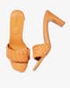 Buy Mango Tan Heeled Sandals for Women by COMFORT TOES Online | Ajio.com