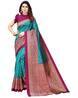 Buy Teal Blue Sarees for Women by REETA FASHION Online | Ajio.com