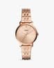 Buy FOSSIL BQ3567 Lexie Luther Analogue Watch | Rose Gold-Toned Color ...
