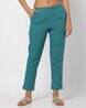 Buy Green Pants for Women by DeMoza Online | Ajio.com