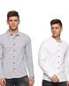 Buy Grey & White Shirts for Men by RSO OUTFITS Online | Ajio.com