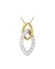 Buy Dual-Tone Necklaces & Pendants for Women by Pc Jeweller Online ...