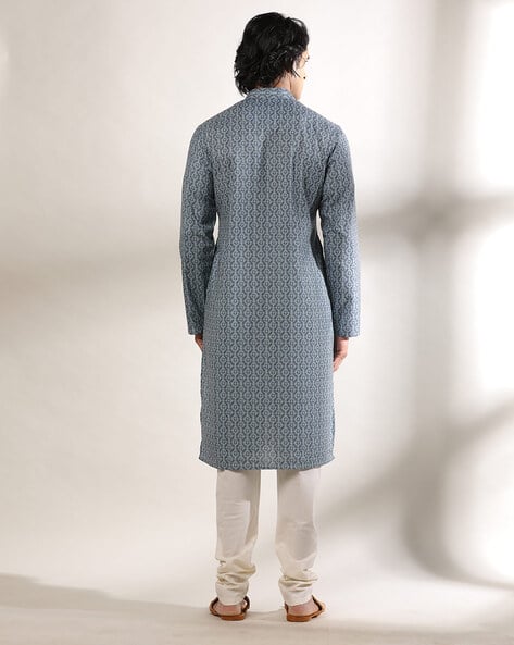Buy Blue Kurtas for Men by SAMAV Online | Ajio.com