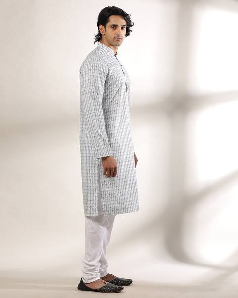 Buy White Kurtas for Men by SAMAV Online | Ajio.com