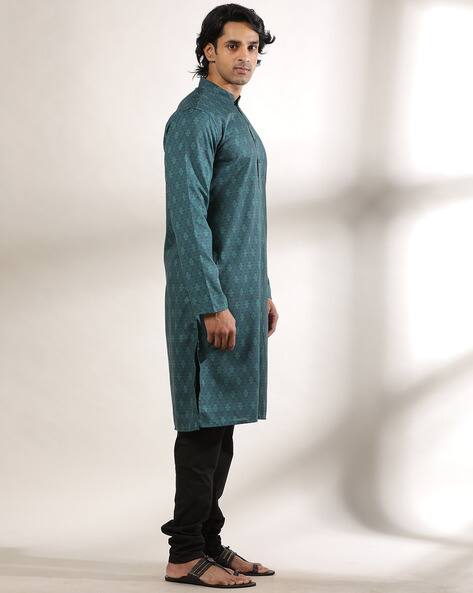 Buy Blue Kurtas for Men by SAMAV Online | Ajio.com