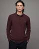 Buy ALL SAINTS Mode Merino Slim Fit Polo T-Shirt | Red Color Men | AJIO ...