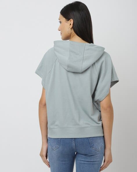 Buy Grey Sweatshirt & Hoodies for Women by Outryt Sport by AZORTE ...