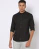 Buy Jet Black Shirts for Men by NETPLAY Online | Ajio.com