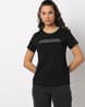 Buy Black Tshirts for Women by DNMX Online | Ajio.com